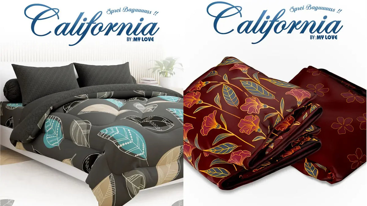 Sprei California Bahan Apa? Ini Kelebihannya – My Love Bedcover
