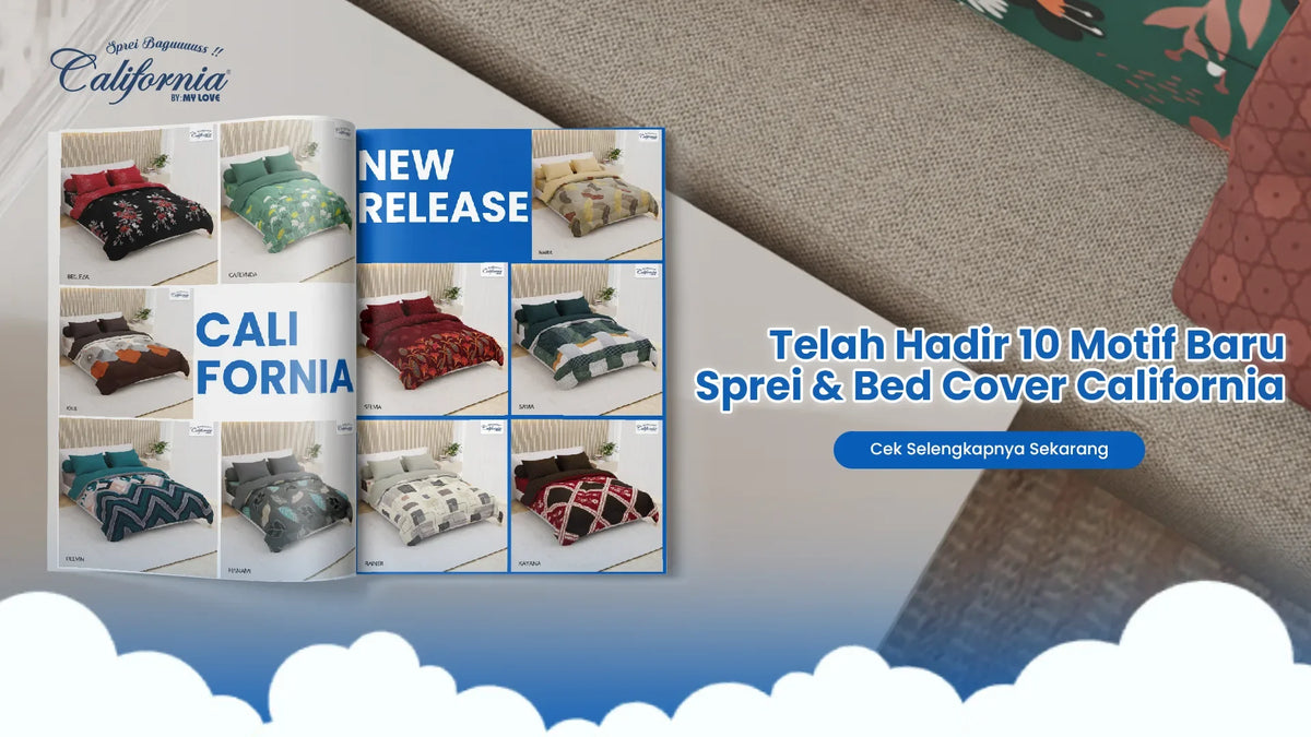 10 Motif Sprei California By My Love Terbaru Edisi Juni 2024 – My Love ...