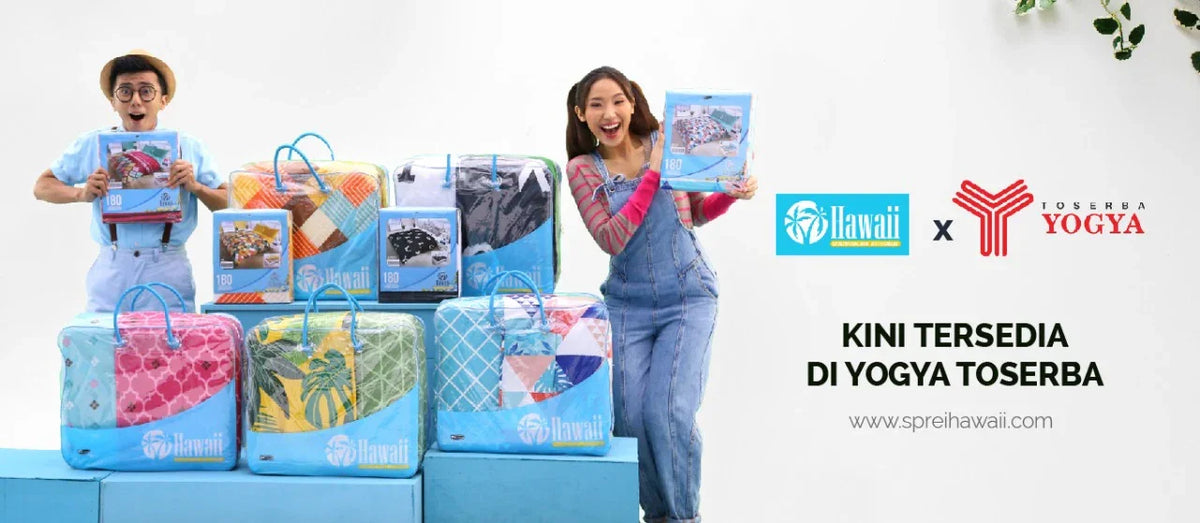Sprei & Bedcover Hawaii Tersedia di Yogya Toserba – My Love Bedcover