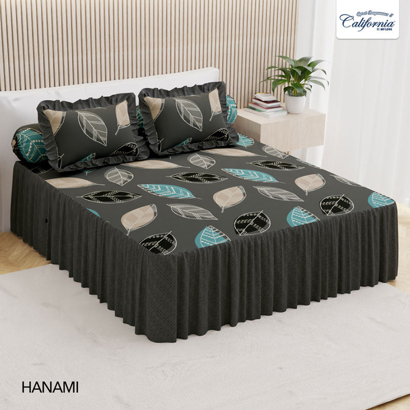 Sprei California Rumbai - Hanami | My Love Bedcover